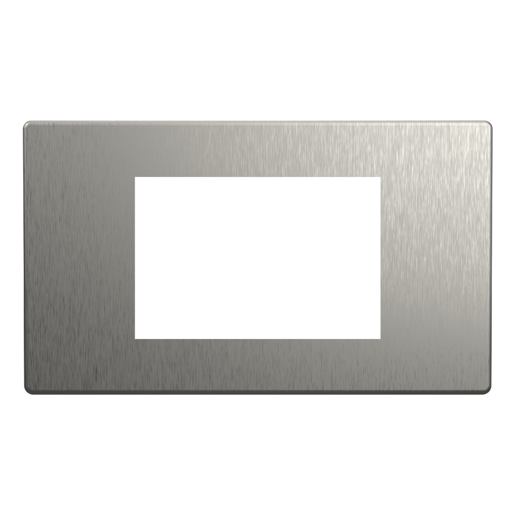 Dimmer Faceplate (3 Gang) - Stainless Steel