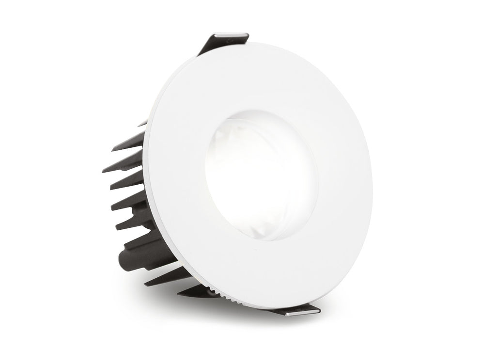 Fixed 10W IP65 Integrated Dimmable LED Fire-Rated Downlight Bezel