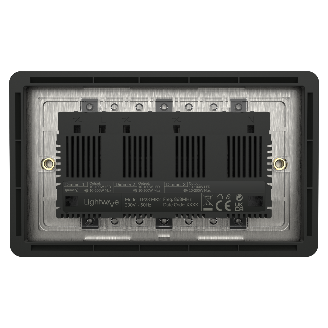 3 Gang Dimmer Switch, 3 Way Dimmer Switch | Lightwave