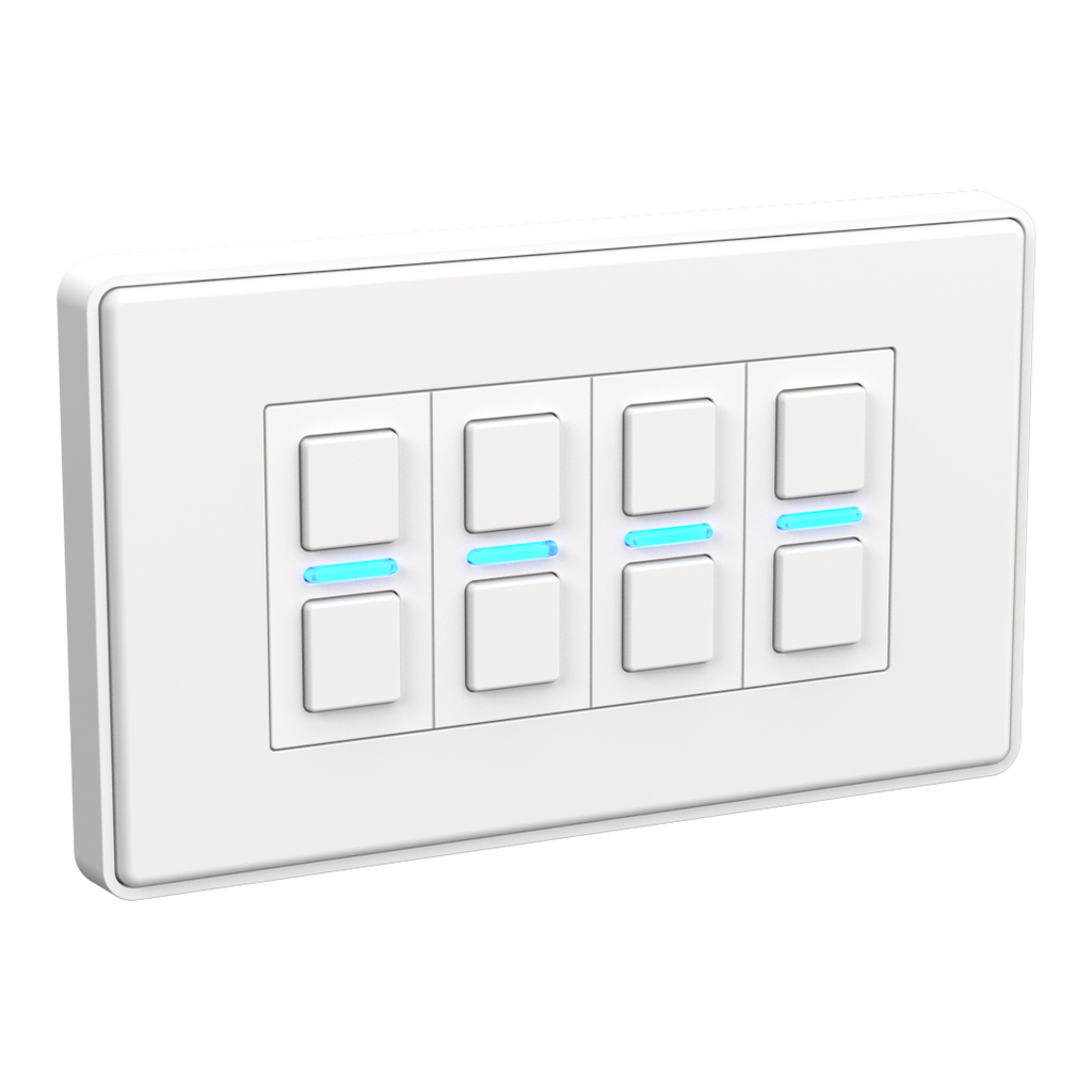 4 Gang Dimmer Switch, 4 Way Dimmer Switch | Lightwave