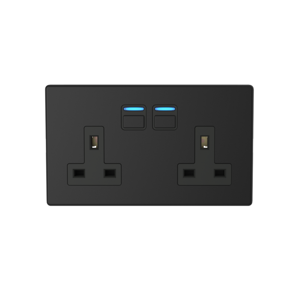 2 Gang Smart Socket, 2 Way Socket | Lightwave